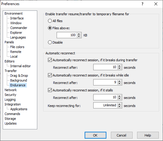 No Automatic Retry On Copying Files From Remote Side Failed Support Forum Winscp
